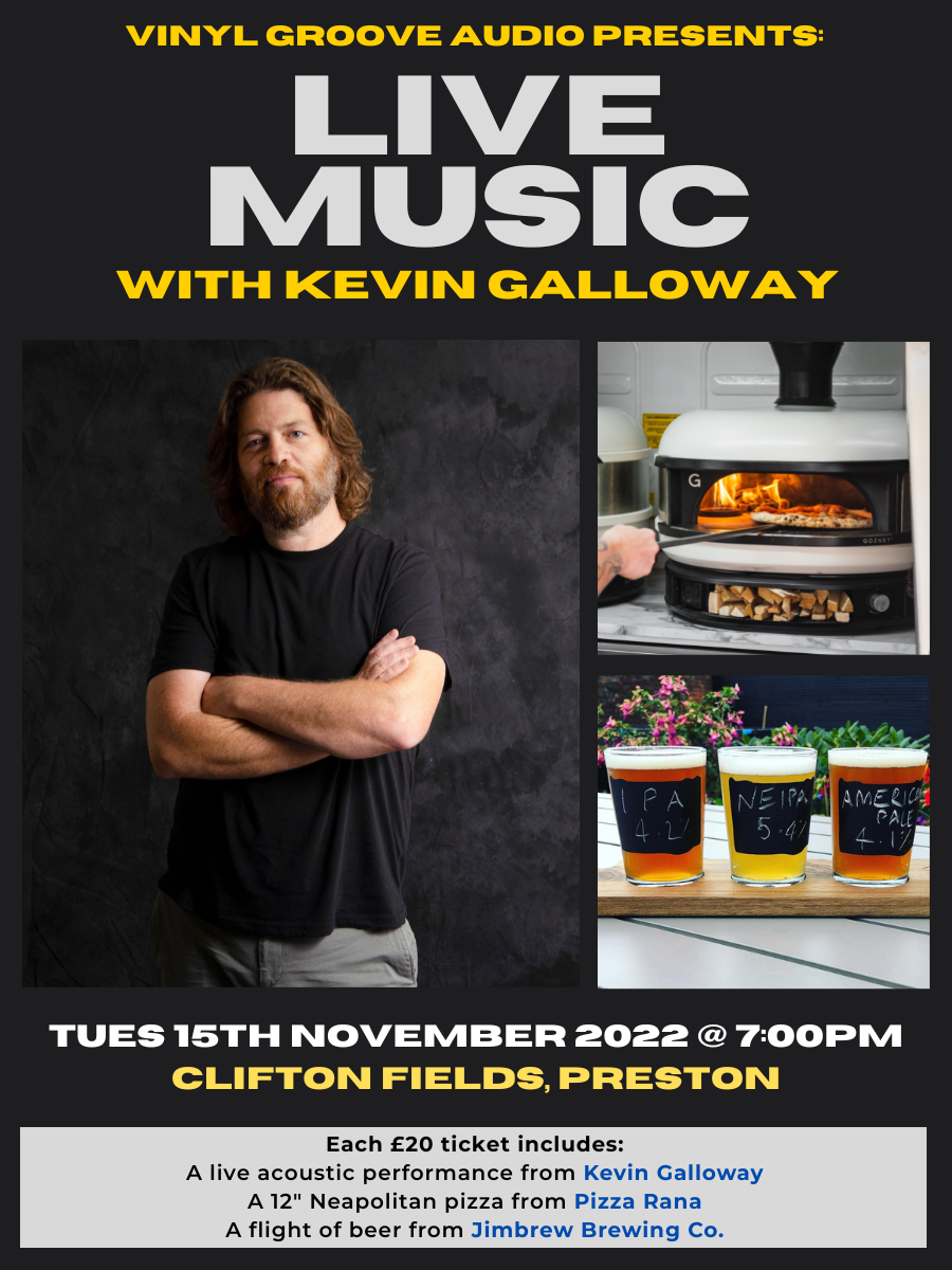 Live Music With Kevin Galloway in Collaboration With Vinyl Groove Audio ...